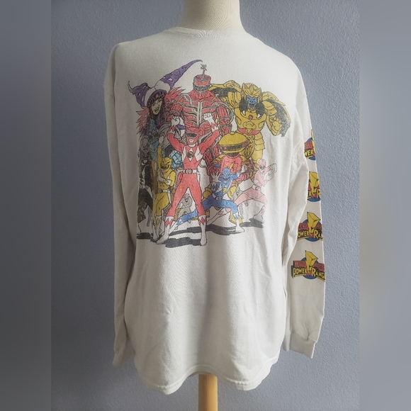 Power Ranger | Shirts | Retro Power Rangers Long Sleeve L | Poshmark